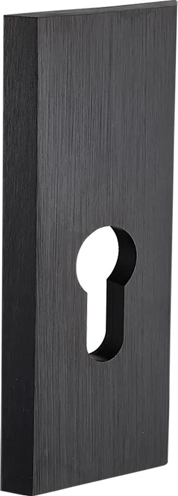 Kuchinox Kuchinox, podlouhlá rozeta pro cylindrickou vložku 117x50x9 mm, černá, LAV-LZ3_902A