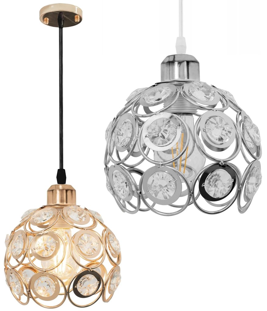 Toolight - Elegantní stropní svítidlo 1xE27 APP208, zlatá, OSW-00403
