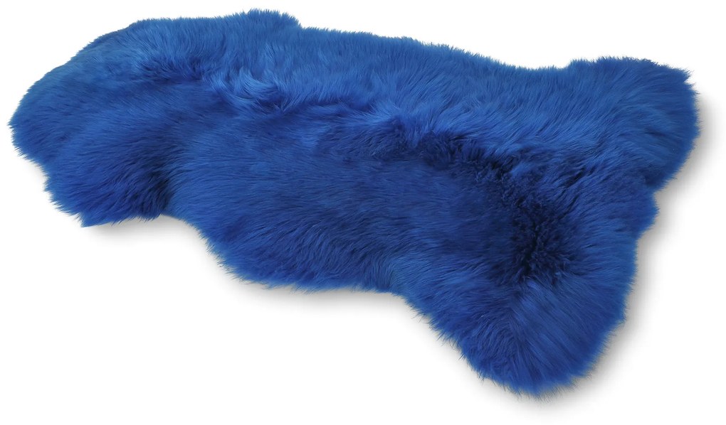 Wooline ovčí kožešina Arctic tmavě modrá 110 x 60 cm