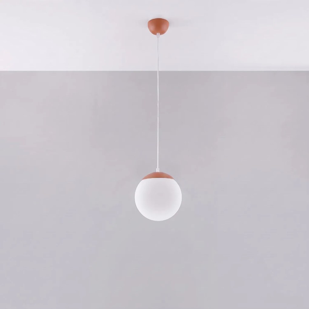Sollux Lighting Závěsné svítidlo UGO 20 okrově červené