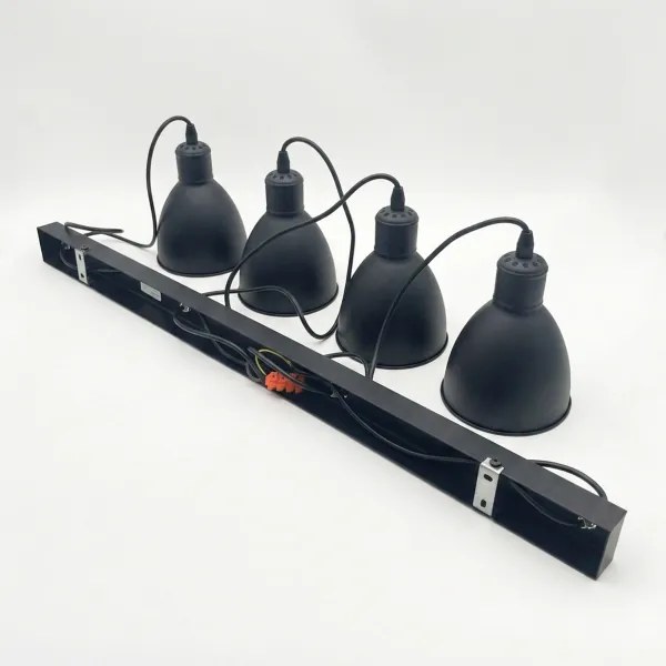 Brilagi - LED Lustr na lanku RIDDY 4xE27/60W/230V černá