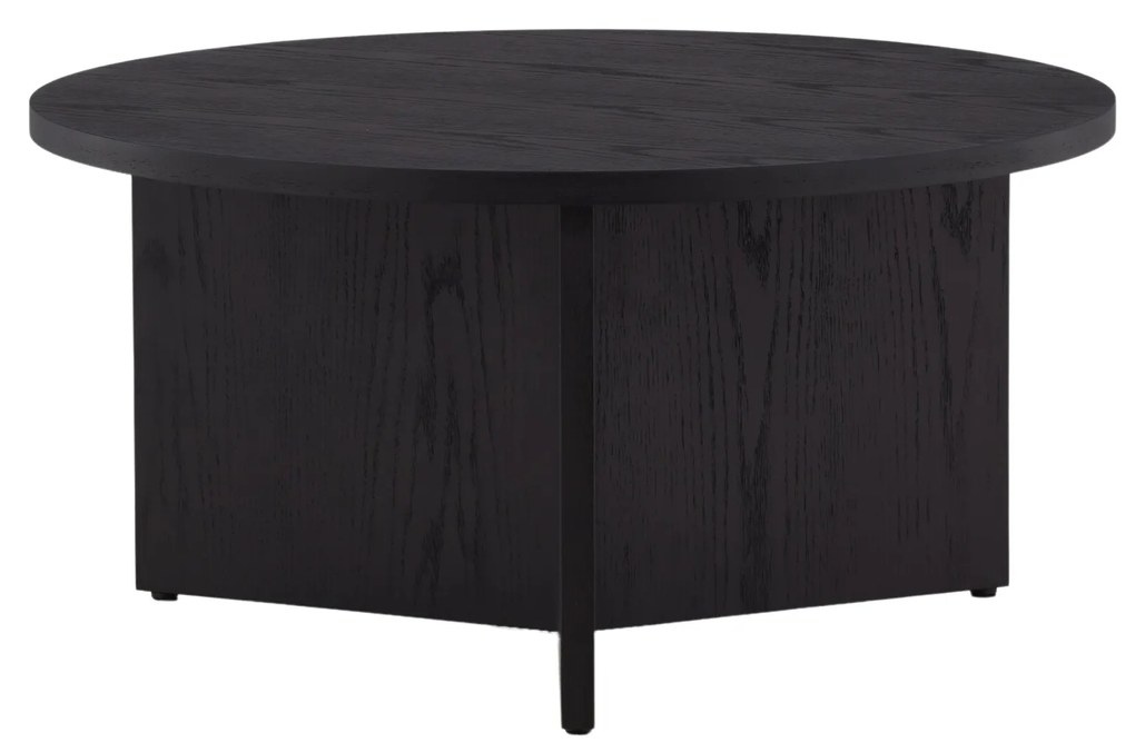 Konferenční stolek Saltö, černý, ⌀65
