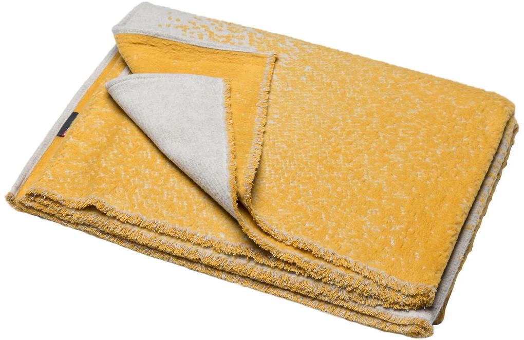 David Fussenegger Bavlněná deka DECO žlutá