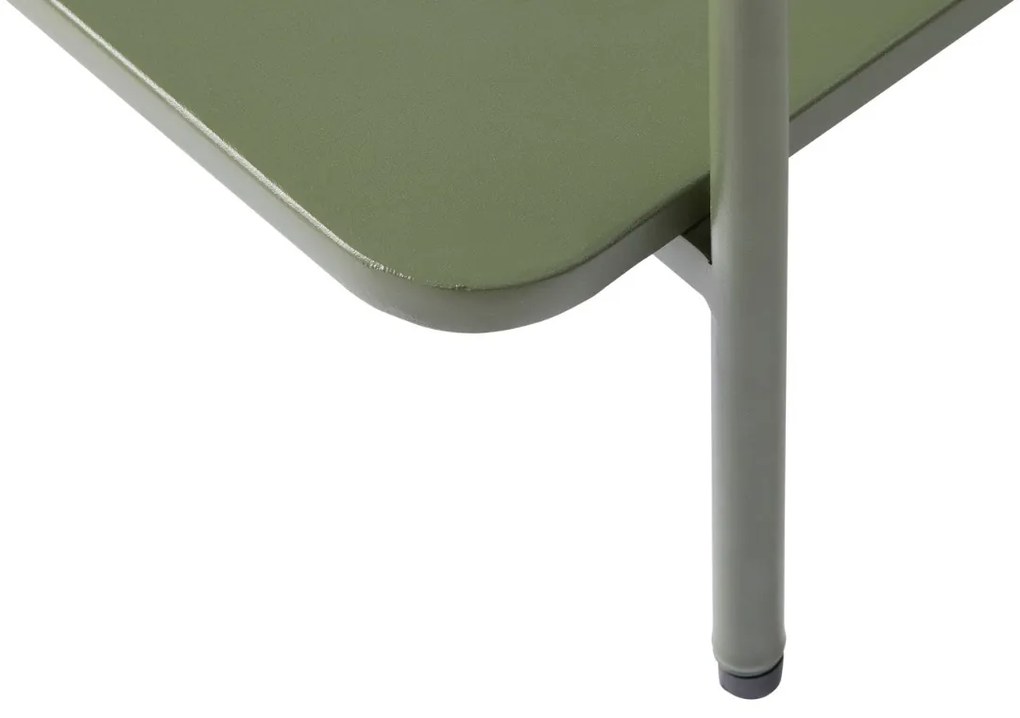 Designový odkládací stolek Harinder 45 cm olivovo-zelený