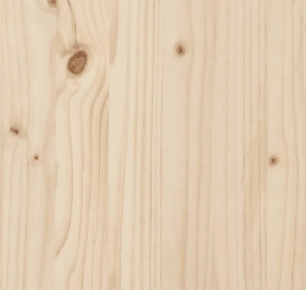 vidaXL Zahradní truhlík voskově hnědý 40 x 40 x 40 cm masivní borovice [837404] Barva: Hnědá borovice