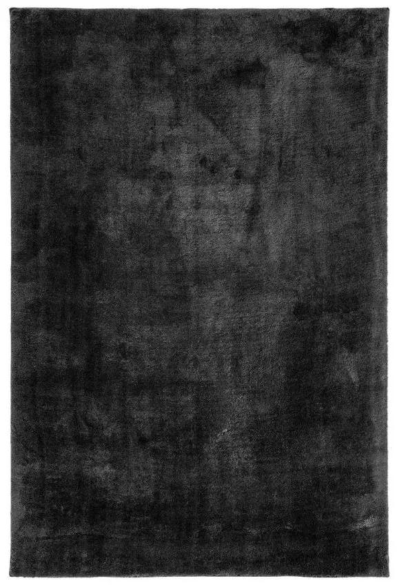 OnaDnes -20% Nordic Living Antracitově šedý látkový koberec Amis 160 x 230 cm