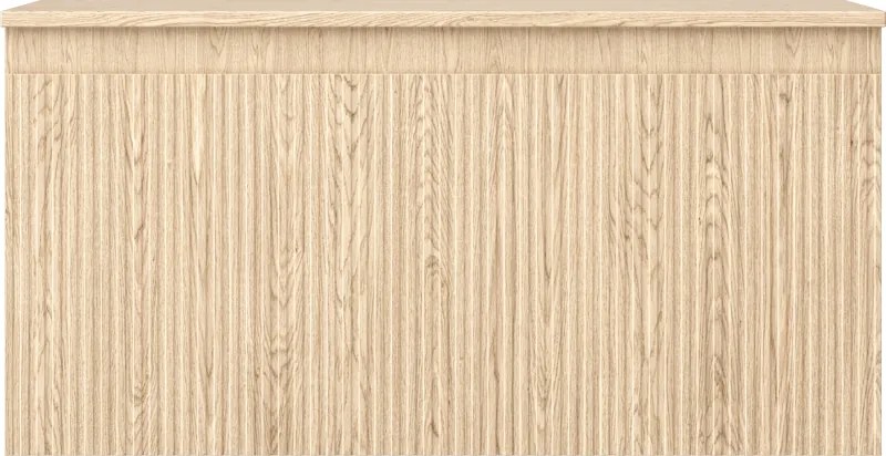 Mexen Rivel, koupelnová skříňka 100 cm s horní částí, 1 zásuvka, drážkovaná, dub, 91A20-10047-1-BFC81