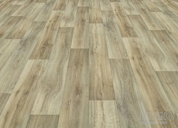Breno PVC FEELINGS Lime Oak 329M – světlé dřevo, šíře 100 cm