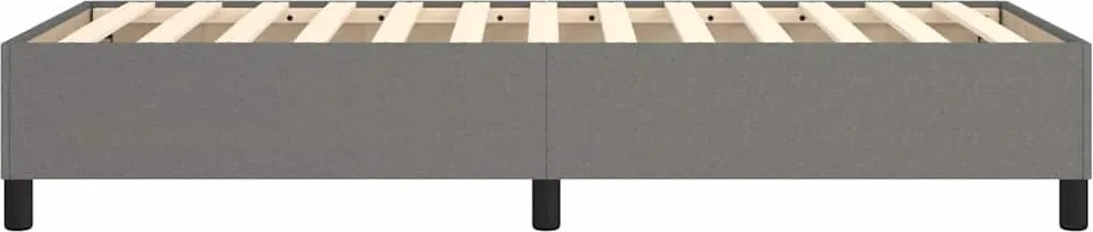 Rám postele s boxspringem tmavě šedý 90 x 200 cm textil 3120831