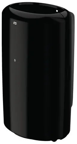 Plastový odpadkový koš Tork Elegant, objem 50 l, černý