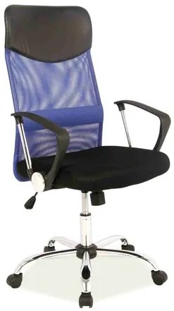Židle kancelářská Q-025 modrá