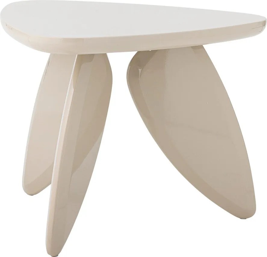 Krémový lesklý konferenční stolek 57x60 cm Magia – Bloomingville