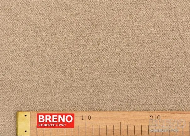 Breno Metrážový koberec IMPULSO 33, šíře 400 cm, Béžová