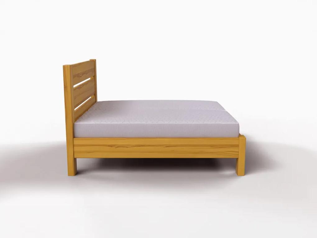 Ekointerier Tyger XXL postel - buk jádrový Moření: č. 106 - třešeň, Rozměr: 160 x 200 cm