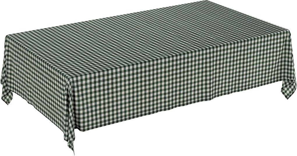 Ubrus obdélníkový barva zelená látka vzorované