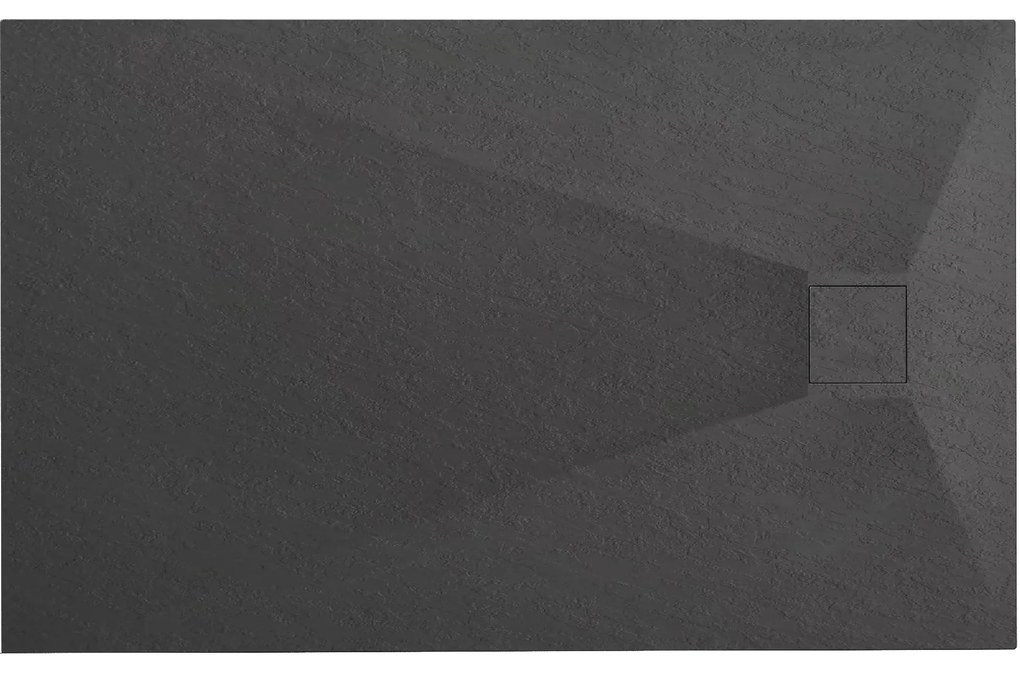 Rea Magnum Black, SCM obdélníková sprchová vanička 100x80 cm, černá, REA-K3330