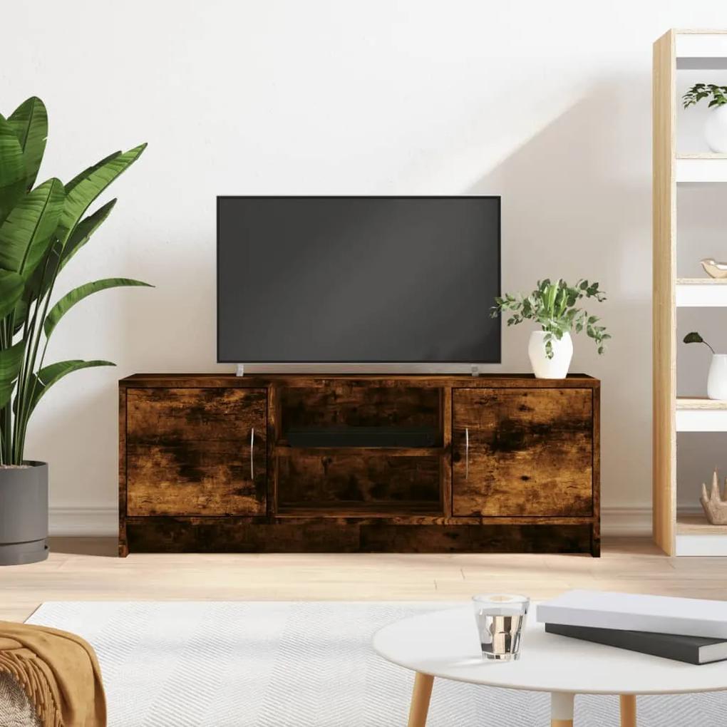 TV skříňka kouřový dub 102x30x37,5 cm kompozitní dřevo
