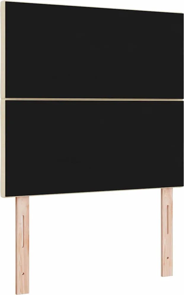 Čelo postele Krémová 90 cm textil 3337891