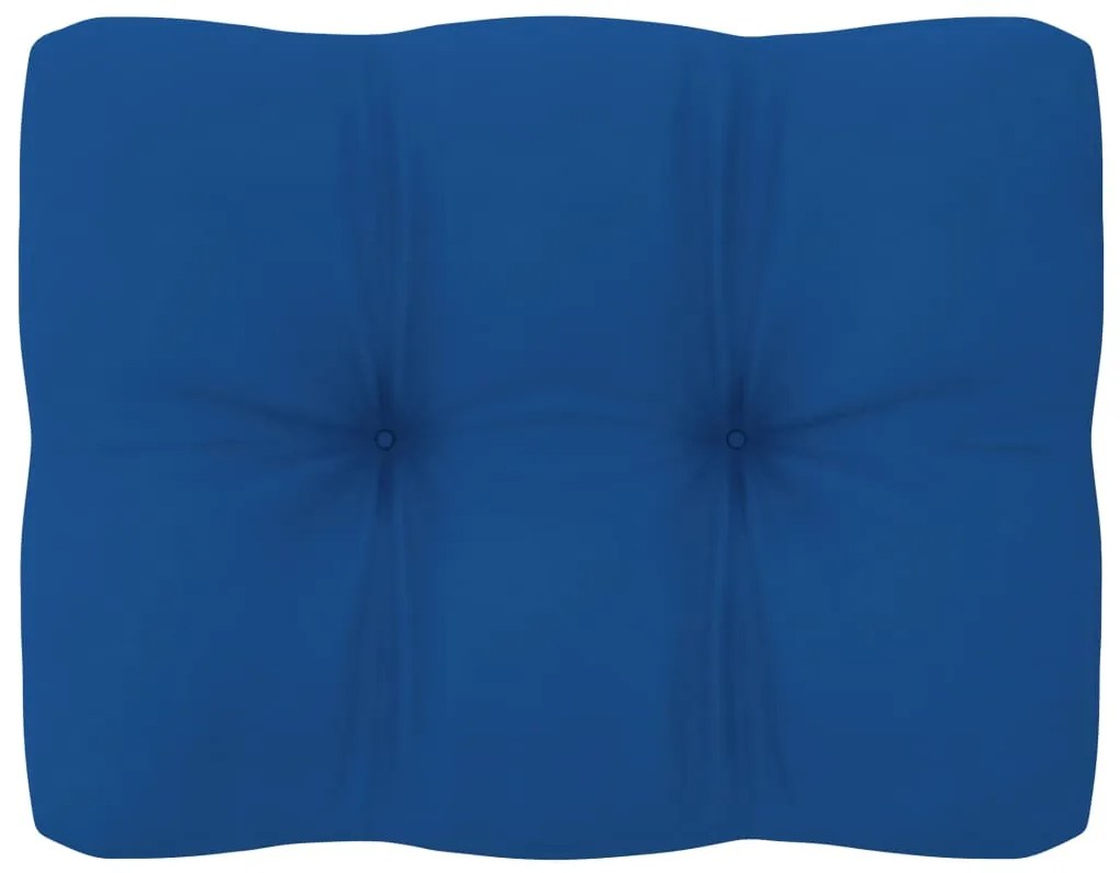 314433 vidaXL Poduška na pohovku z palet královská modrá 50 x 40 x 10 cm