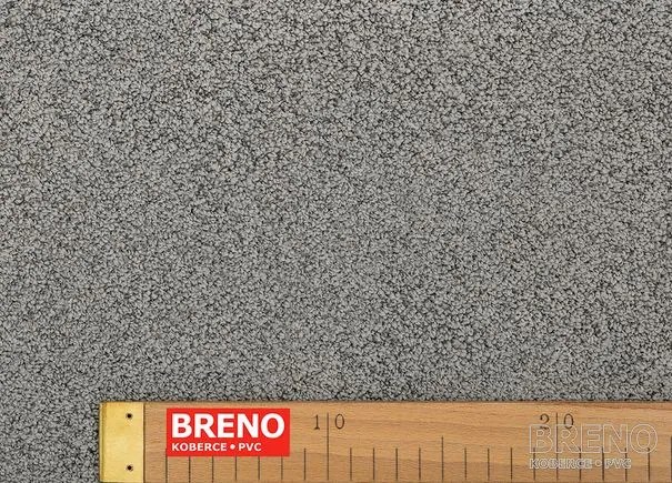 Breno Metrážový koberec CAPRI 34883, šíře 300 cm, Šedá