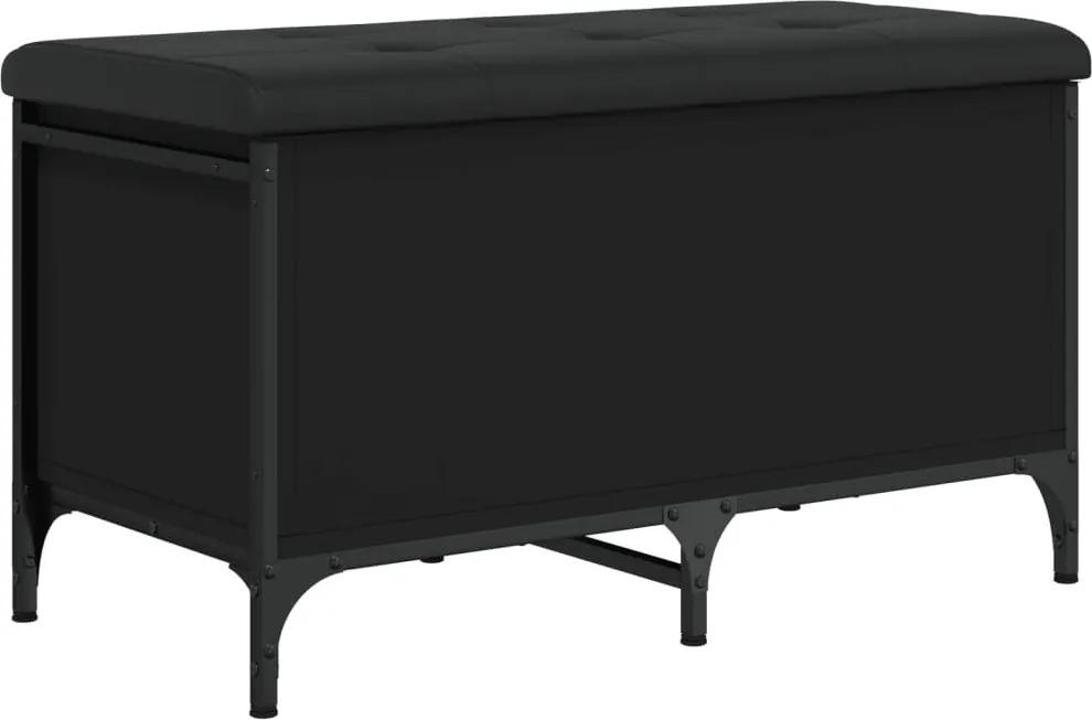 vidaXL Úložná lavice 82 x 42 x 45 cm kompozitní dřevo [835142] Barva: kouřový dub