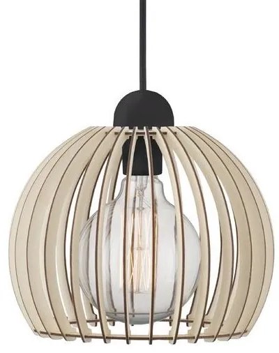 Dřevěný závěsný lustr Chino pro žárovku E27 ø25cm  - Nordlux