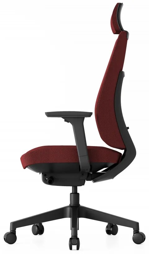 Office Pro Kancelářská ergonomická židle K50 — černá Modrá