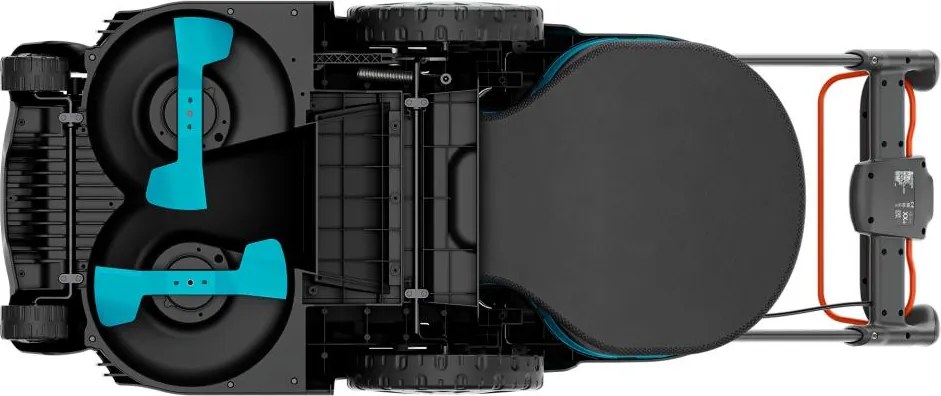 Výkonná 2-nožová sekačka na trávu Gardena PowerMax Duo 46/36V 4.0-SET (včetně 2 bateríí 4 Ah a nabíječky) - maxi SLEVA !