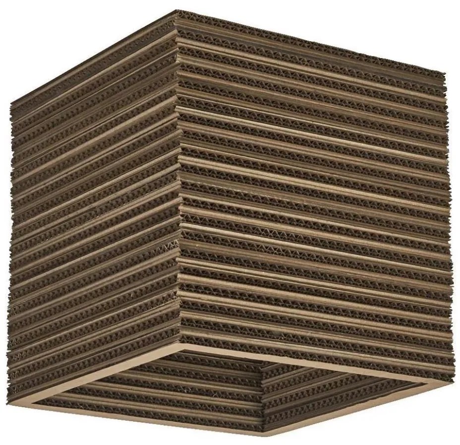 Ledvance - Stropní svítidlo DECOR CARDBOARD 1xE27/15W/230V 25x25 cm