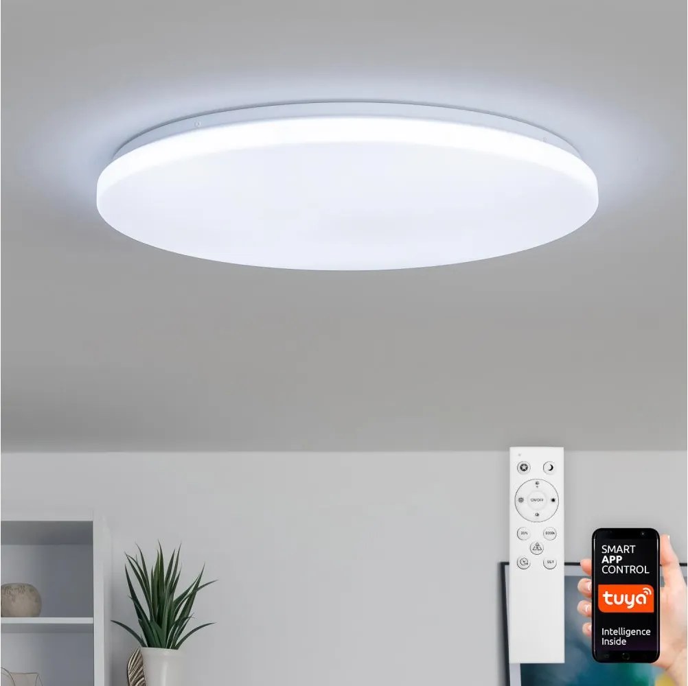 Brilagi - LED Stm. strop. svítidlo SMART LED/36W/230V pr. 48 cm Wi-Fi Tuya + DO