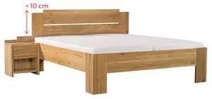 AHORN Dvoulůžková postel GRADO MAX - buk ROZMĚR: 200 x 200 cm