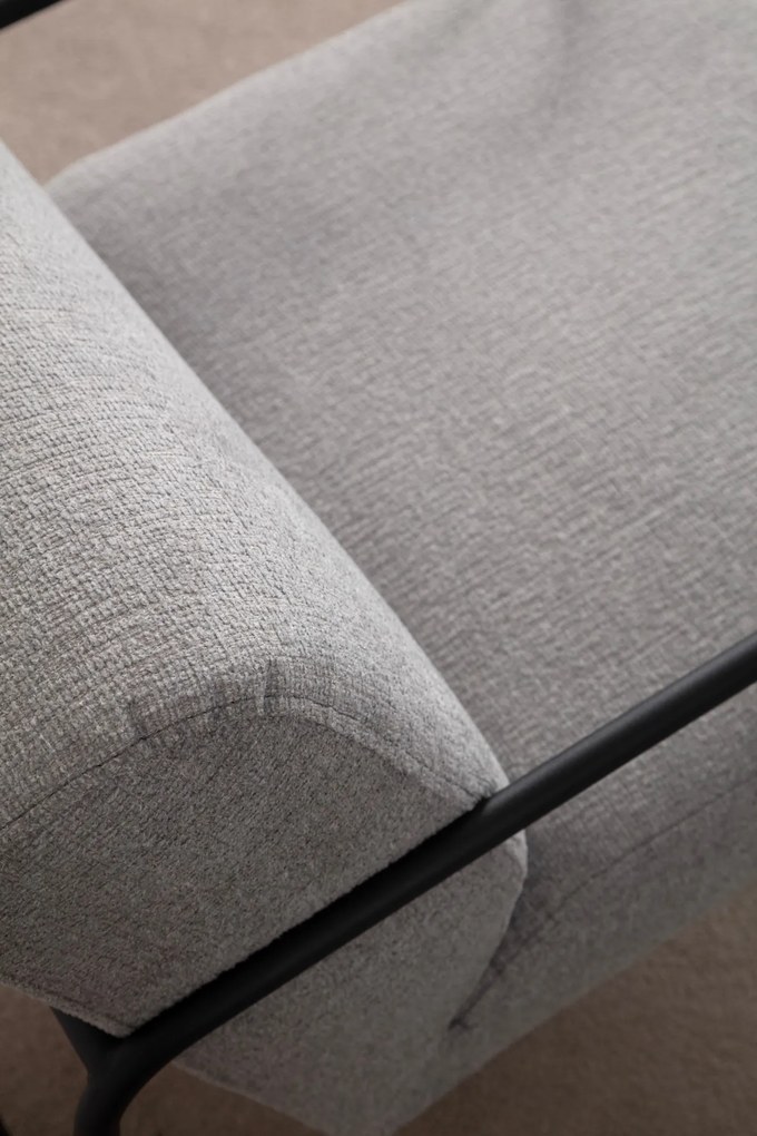 Atelier del Sofa Křeslo Eti Bergere - Grey, Šedá