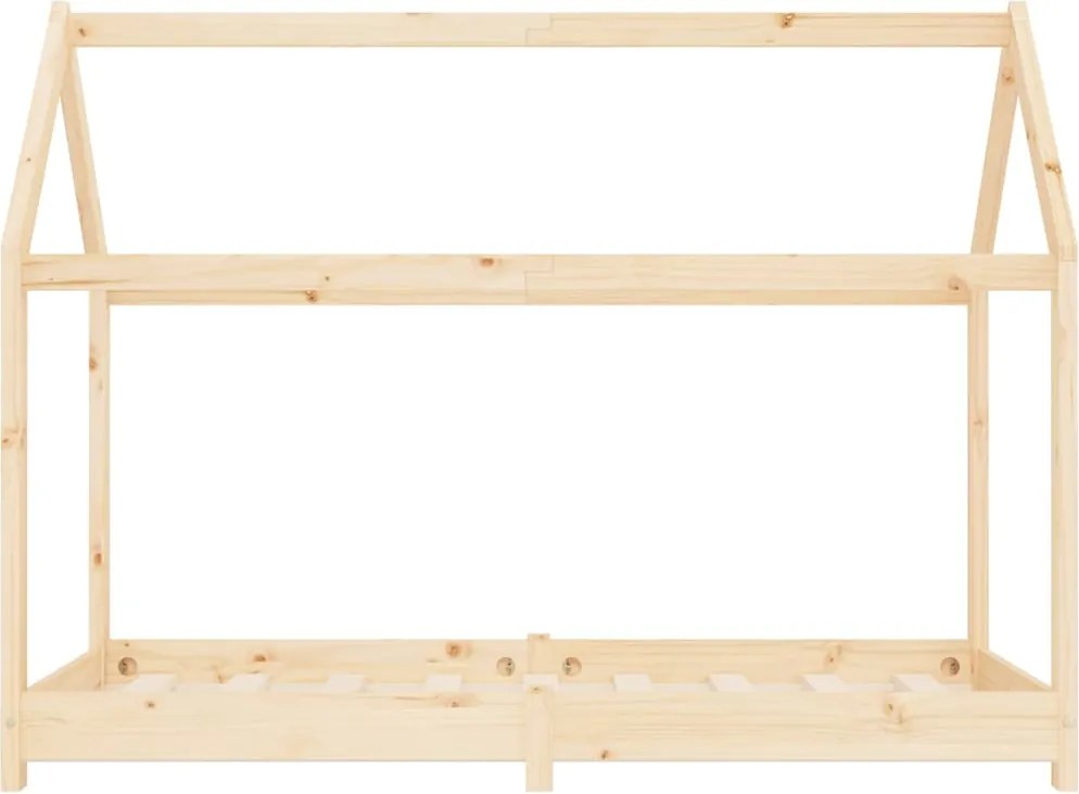 Rám dětské postele masivní borovice 70 x 140 cm 283346