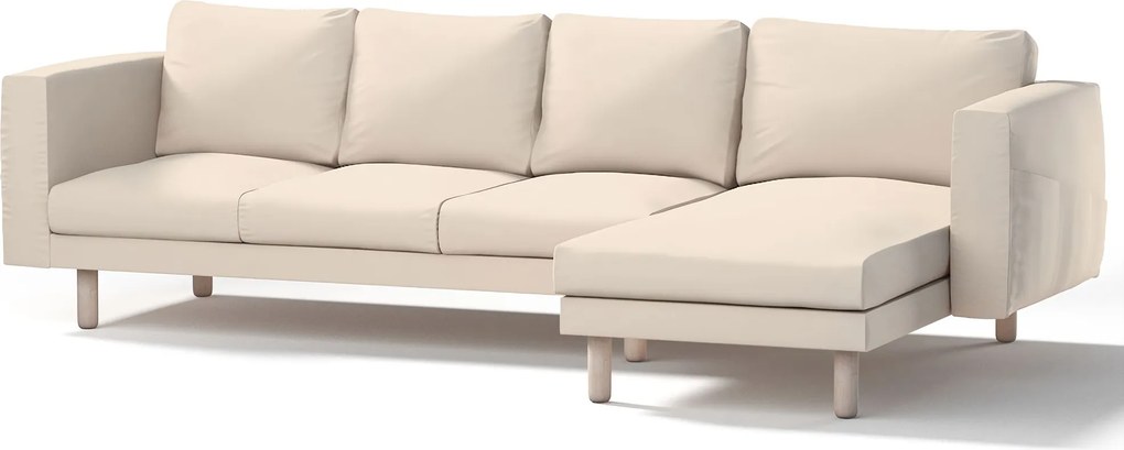 Potah na pohovku IKEA Norsborg 4-místná se šezlongem barva béžová látka pletený vzor