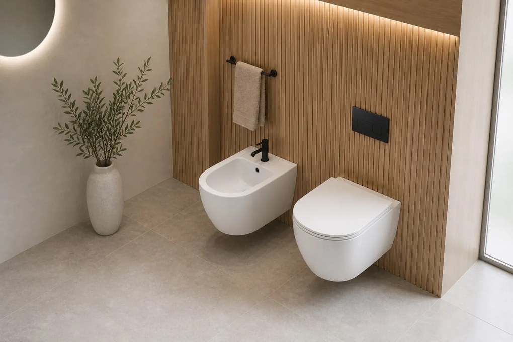 Erga Lily, závěsný bidet 490x360x320 mm, bílá lesklá, ERG-V03-LILY-BD-WH