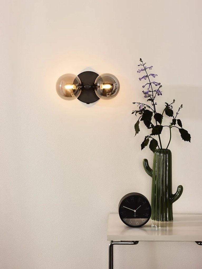 LUCIDE Wall light TYCHO Black