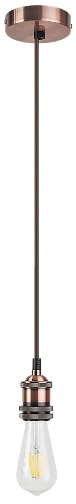 Rabalux 1417 FIXY - Retro objímka na kabelu / bronz