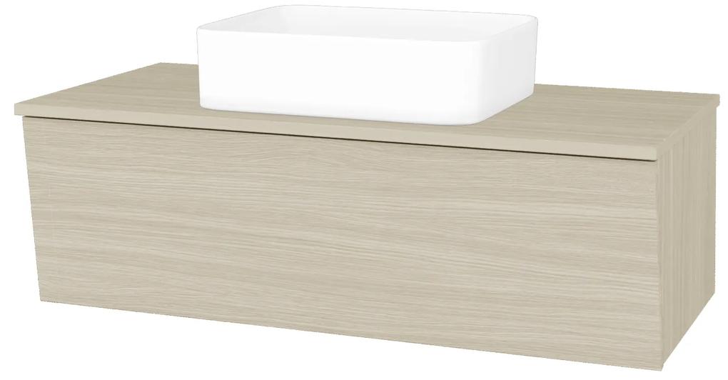 Dřevojas Koupelnová skříň INVENCE SZZ 100 (umyvadlo Joy) Varianta: L01 Bílá vysoký lesk / IND Individual