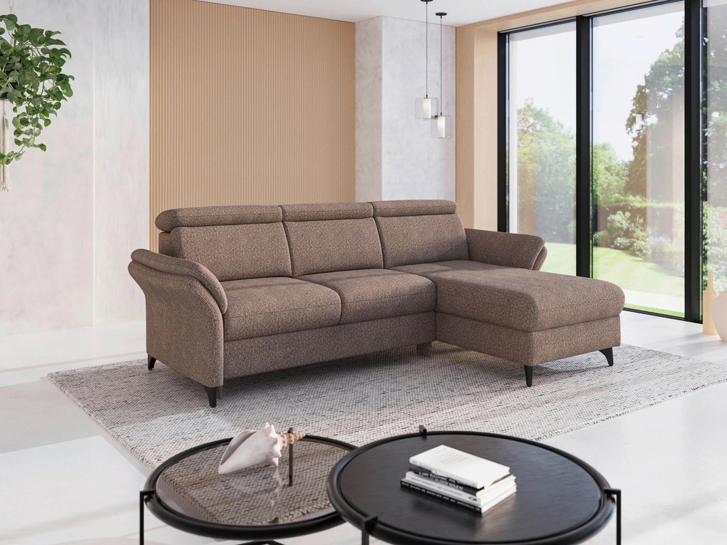 XXXLutz ROHOVÁ SEDAČKA, textil, cappuccino Sit & More - Sedací soupravy - 000144025894