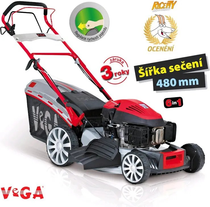 VeGA 495 SXH 6in1 - rotační benzínová sekačka