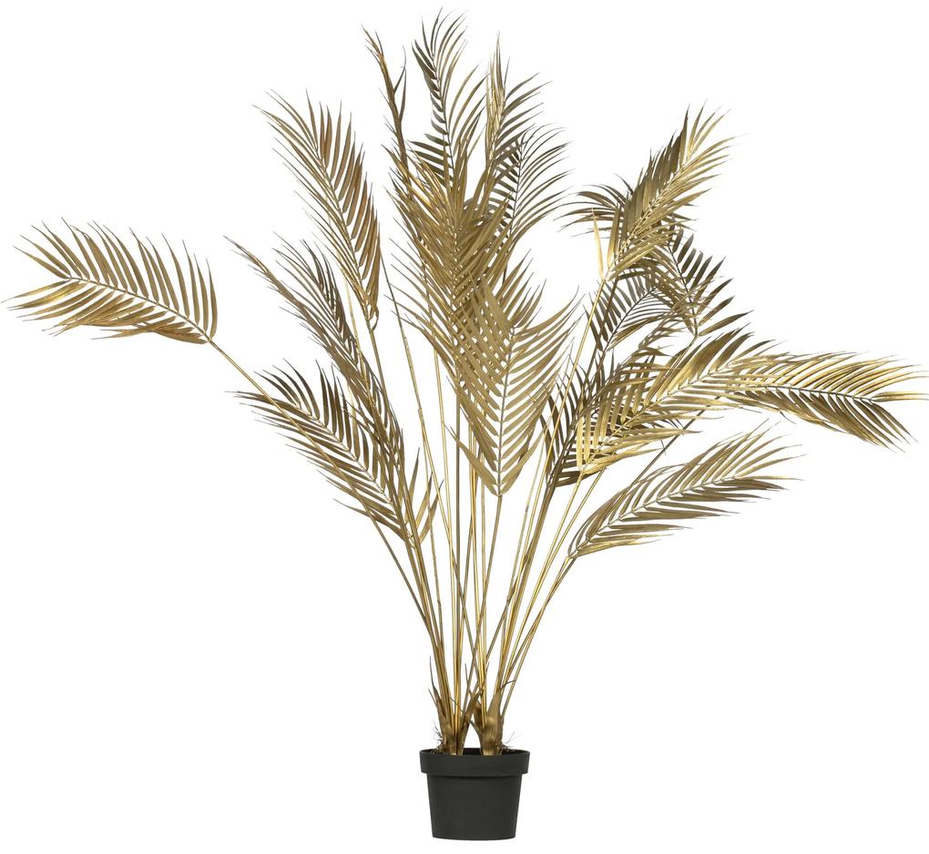 WOOOD Umělá rostlina palma zlatá 110cm