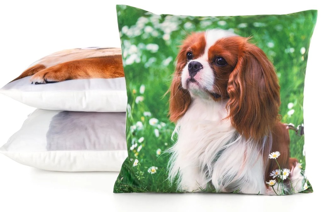 DĚTSKÝ DEKORAČNÍ POVLAK NA POLŠTÁŘ ANIMAL74 45X45 CM VZOROVANÁ