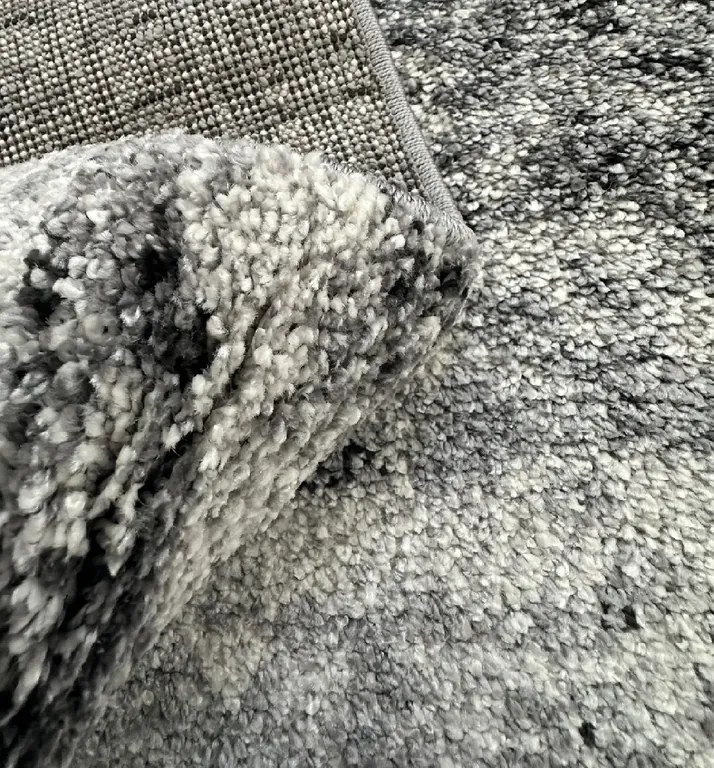 BE Koberec Mosso 8252 GREY - šedý obdélníkový Rozměr: 50x80 cm