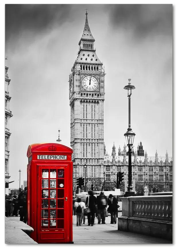 Wallmuralia Foto obraz fotografie na skle Big Ben Londýn 70x100 cm