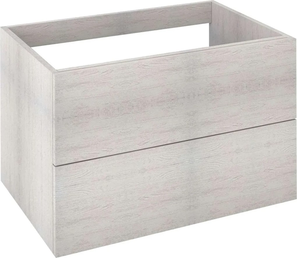 Sapho Treos - Umyvadlová skříňka 75x53x51 cm, 2x zásuvka, dub Polar TS070-1010