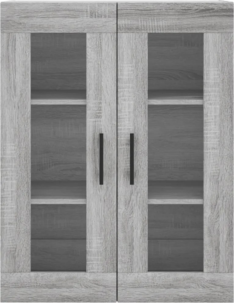 Skříň highboard šedá sonoma 69,5 x 34 x 180 cm kompozitní dřevo 3198559