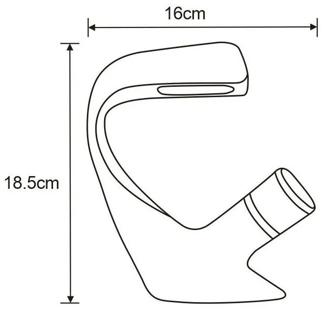 Mexen Cardo umyvadlová baterie, chromová, 747200-00