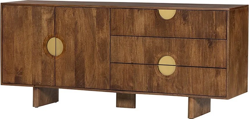 Designová komoda Opaline 177 cm hnědé mango