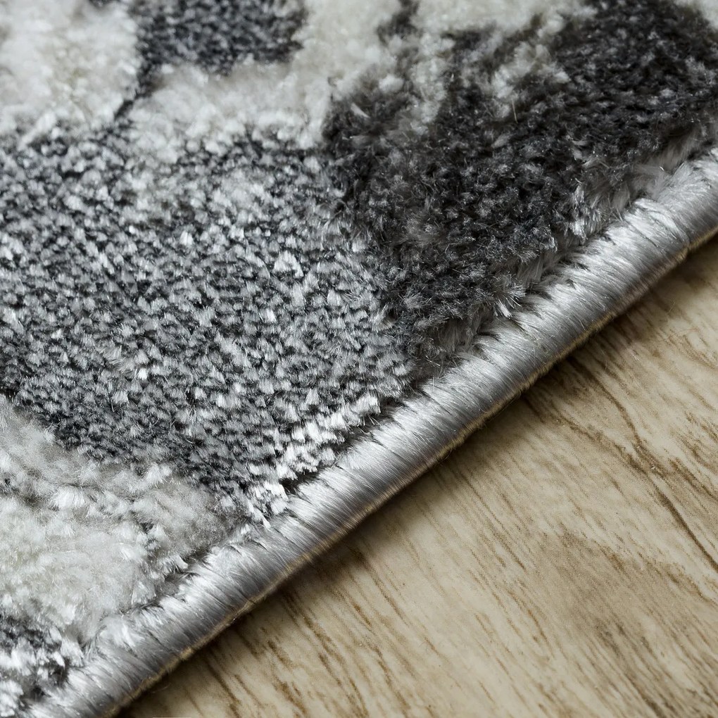 Dywany Łuszczów, Kusový koberec Bliss Z162BZ253 grey/cream, 200x290, šedá, kancelář