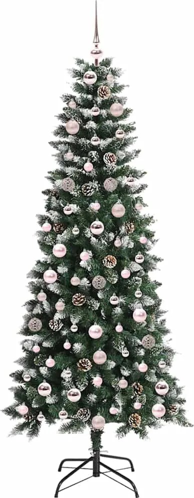 Umělý vánoční stromeček Zelená 180 cm PVC, plast a ocel 3395822